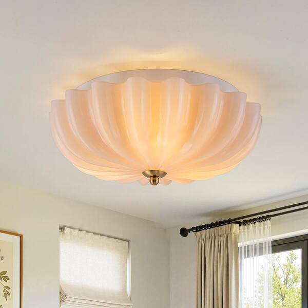 Pink - Flush Mount Ceiling Lights - The Home Depot