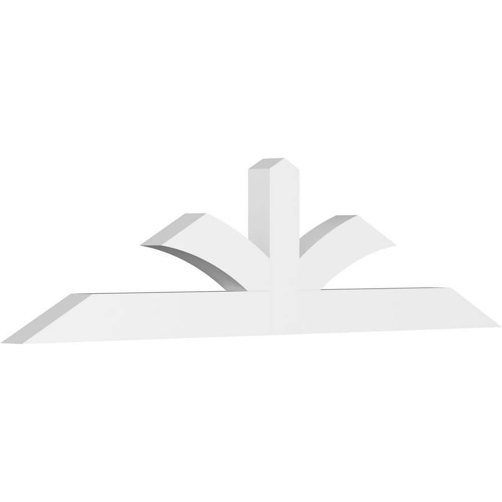 Ekena Millwork Richland 96 in. W x 24 in. H x 4 in. D Signature ...