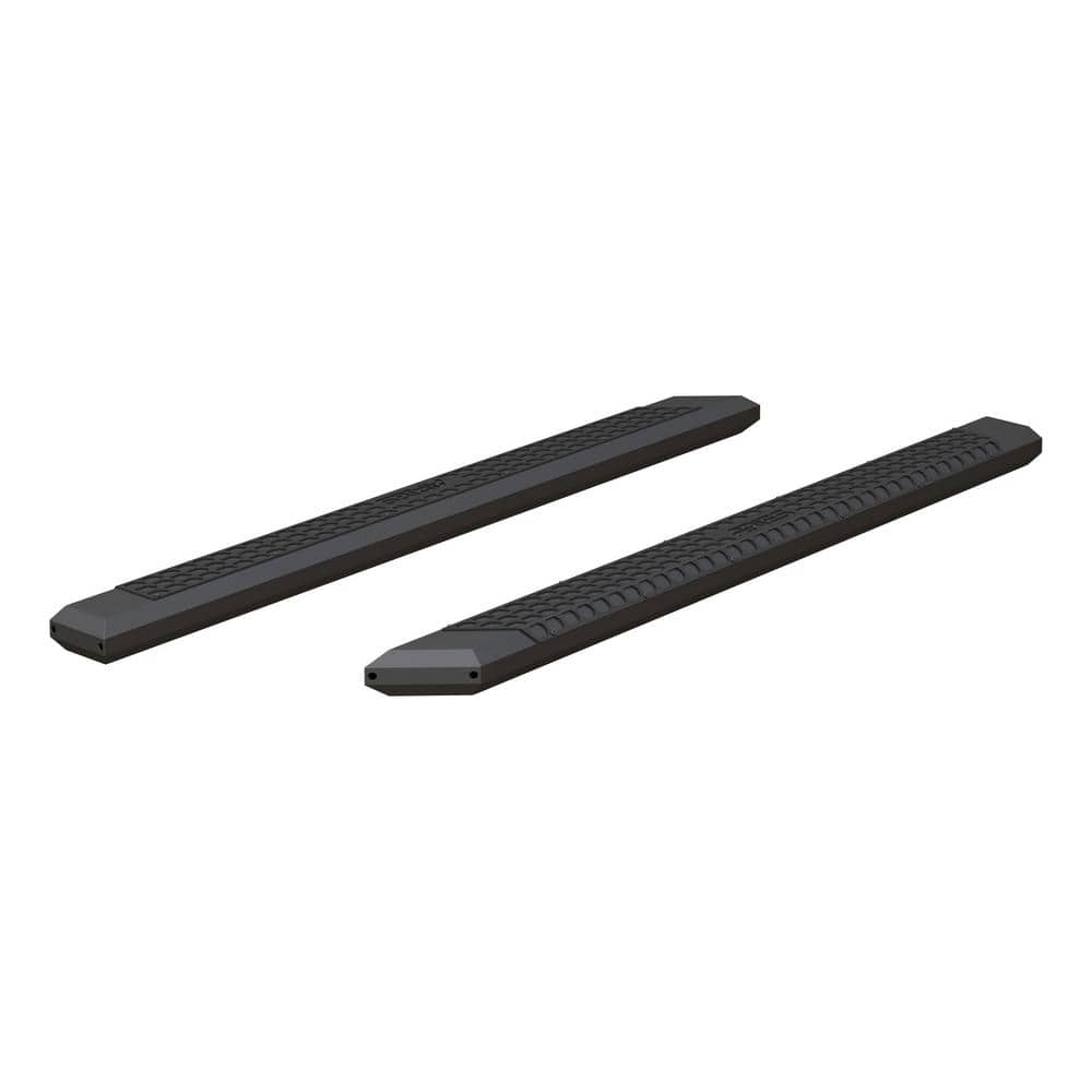 Aries AdvantEDGE 5-1/2" x 85" Black Aluminum Side Bars (No Brackets) 2055985 - The Home Depot