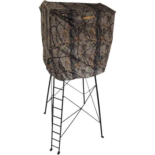 Muddy Steel 7 ft. Tall Quad Pod Blind Kit Roof Enclosure with 4 ...