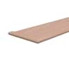 EVERMARK Stair Parts 48 in. x 11-1/2 in. x 1 in. Unfinished Red Oak ...