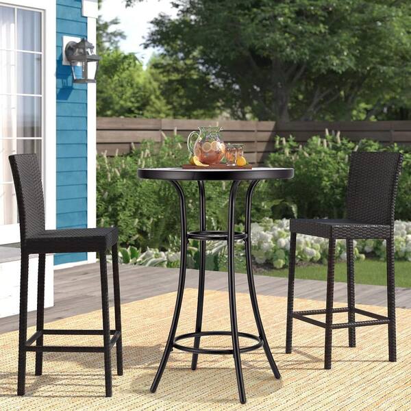 Bar Height - Patio Dining Tables - The Home Depot