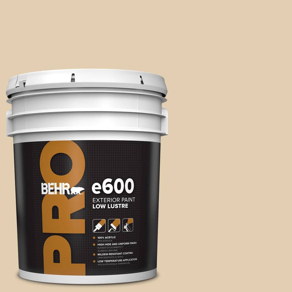 BEHR PRO 5 gal. #HDC-AC-09 Concord Buff Low Luster Exterior Paint ...