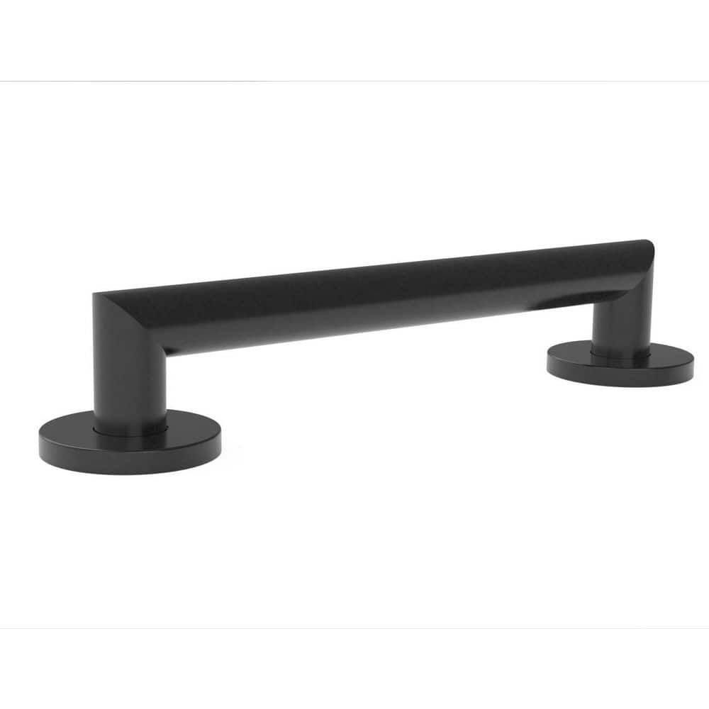 CSI Bathware 16 in. Modern Straight Grab Bar in Matte Black BAR ...