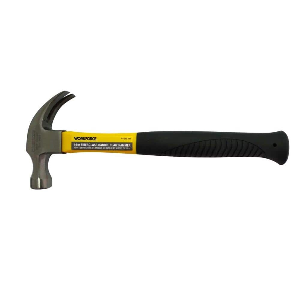 Workforce 16 oz. 5.13 in. Steel Claw Hammer Drill LHF110454B6UH1 - The ...