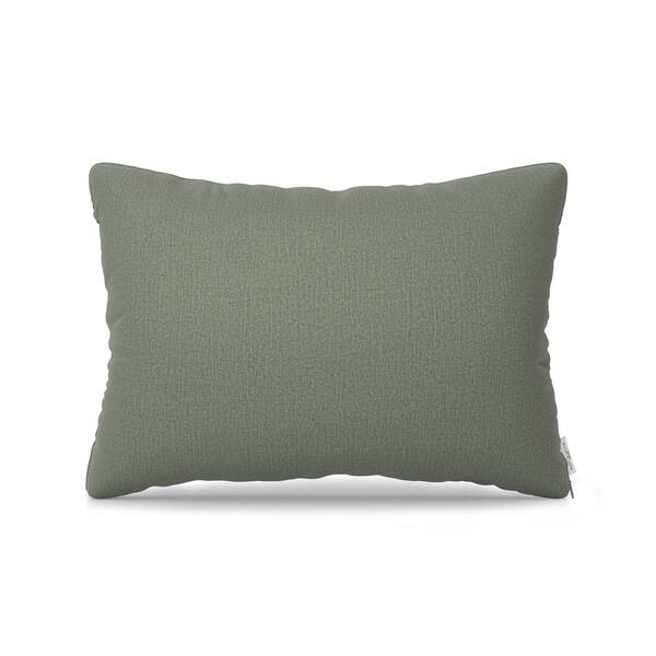 Pillow-To-Cover 16 in. x 24 in. Cast Sage Pillow Loveseat Cover P2C-LSL ...