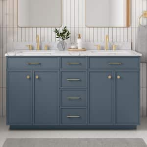 Glacier Bay Marcote 36 in. Single Sink Freestanding Bathroom Vanity in ...
