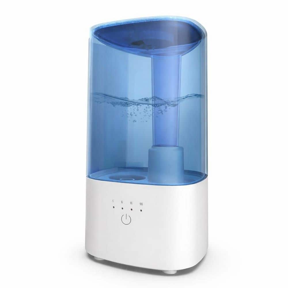 BeamBox 0.53 Gallon Cool Mist Plastic Humidifier for Small Rooms with ...
