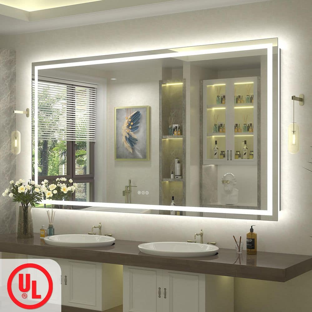 Reviews for Apmir 68in.W x38in.H Rectangular Frameless UL Certified ...