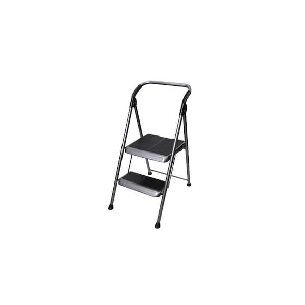 WERNER 2-Step Steel Step Stool 250 lbs. Load Capacity Type I Duty ...