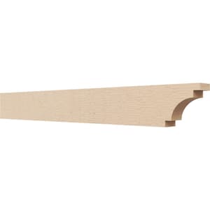 Fypon 3-1/4 in. x 7-1/4 in. x 24 in. Polyurethane Timber Rafter Tail ...