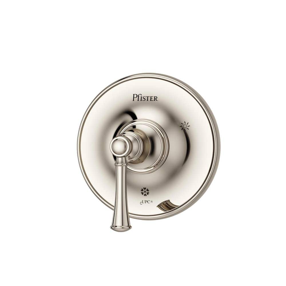 Pfister Tisbury 1-Handle Valve Only Trim Kit in Polished Nickel (Valve ...