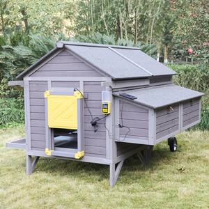 aivituvin Large Chicken Tractor for 2-4 Chickens with Automatic Chicken ...