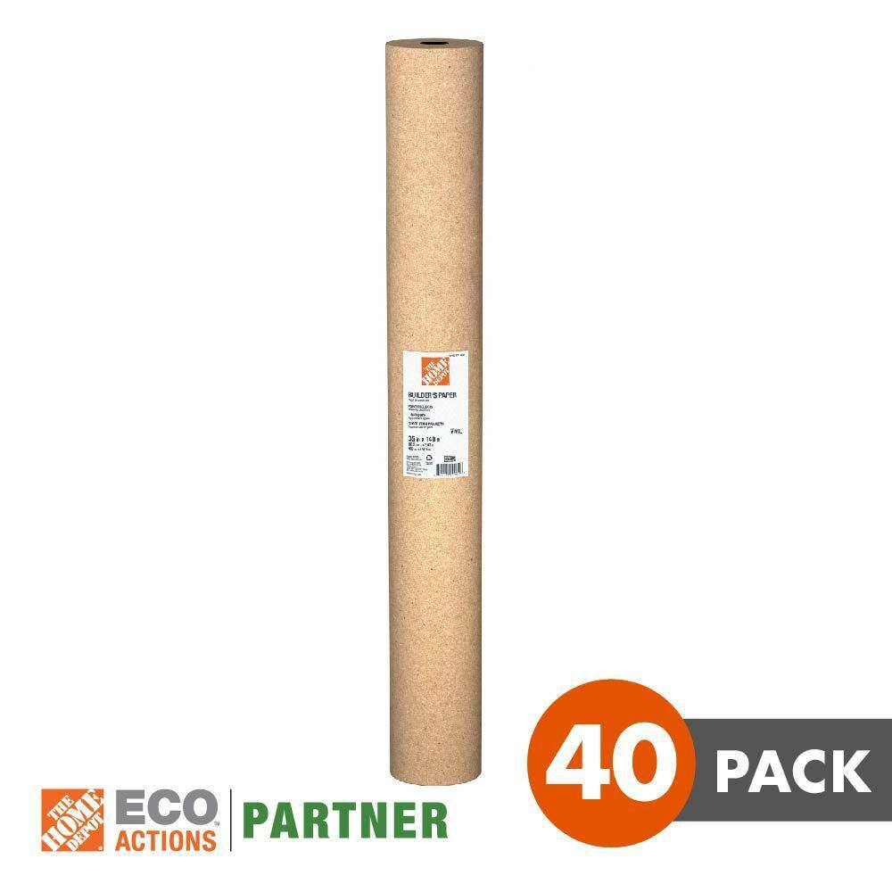 Reviews for The Home Depot 35 in. x 140 ft. Builders Paper (Full Pallet ...