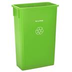 Boardwalk Slim Waste Container, 23 Gal., Gray, Plastic BWK23GLSJGRA