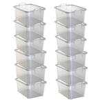 Sterilite 66 Qt. Latching Handle Storage Container in Nesting Clear (6 ...