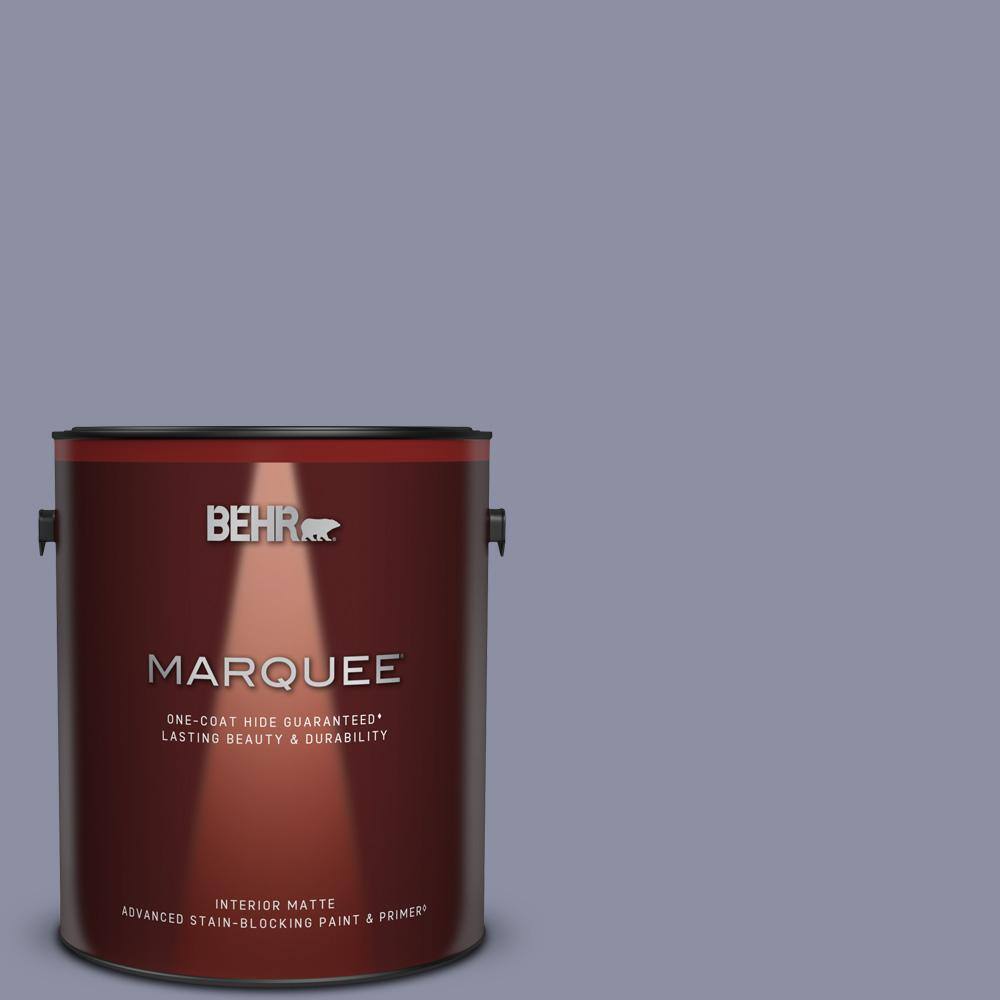 BEHR MARQUEE 1 gal. #S550-4 Camelot One-Coat Hide Matte Interior Paint ...