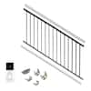 Aria Railing 36 in. x 69.43 in. Piano Powder Coated Aluminum Preassembled Stair Railing A366SPP ...