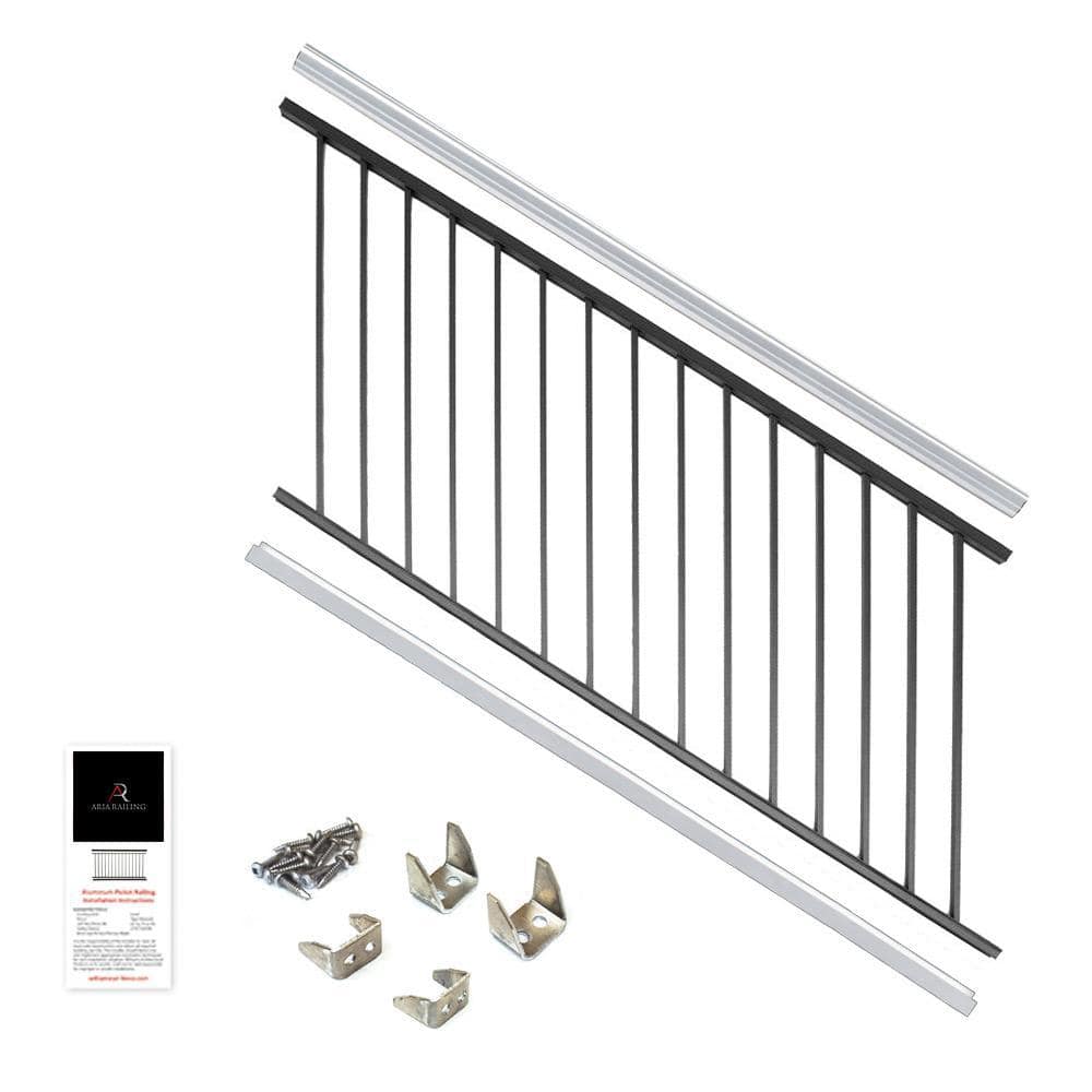 Have a question about Aria Railing 36 in. x 69.43 in. Piano Powder Coated Aluminum Preassembled ...