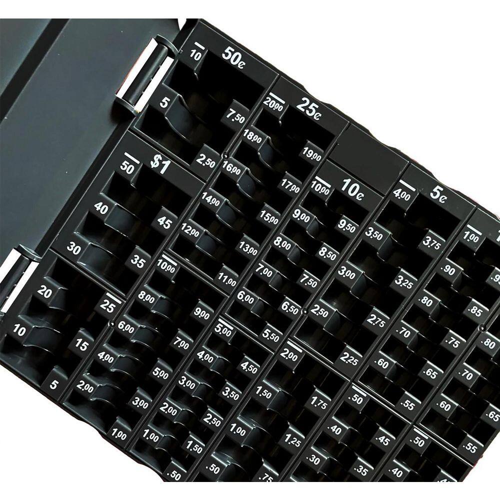 Lukyamzn Coin Sort Tray Organizer with Removable Lid for Pennies ...