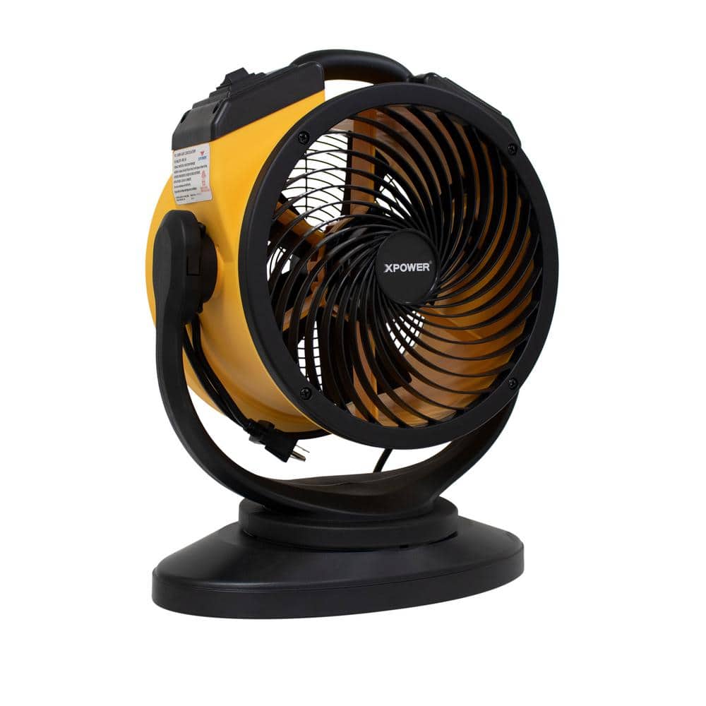XPOWER 1100 CFM 4 Speed Portable Multipurpose 11 in. Pro Air Circulator ...