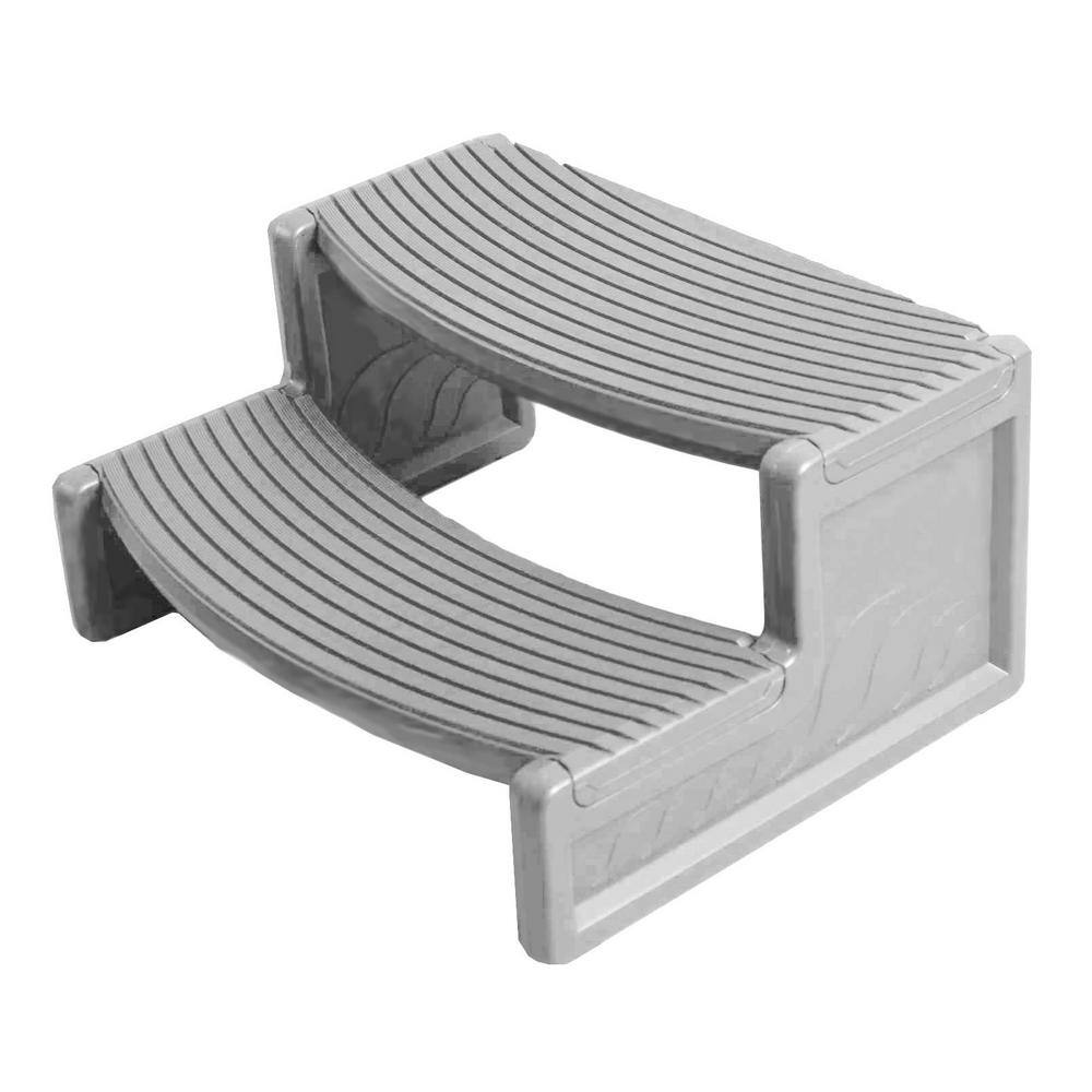 Confer 15 in. x 30 in. Handi-Step Spa Step - Gray HS2-G - The Home Depot