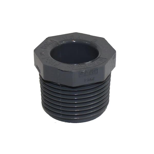 DURA 3/4 in. Sch. 80 PVC Threaded Plug C850-007 - The Home Depot
