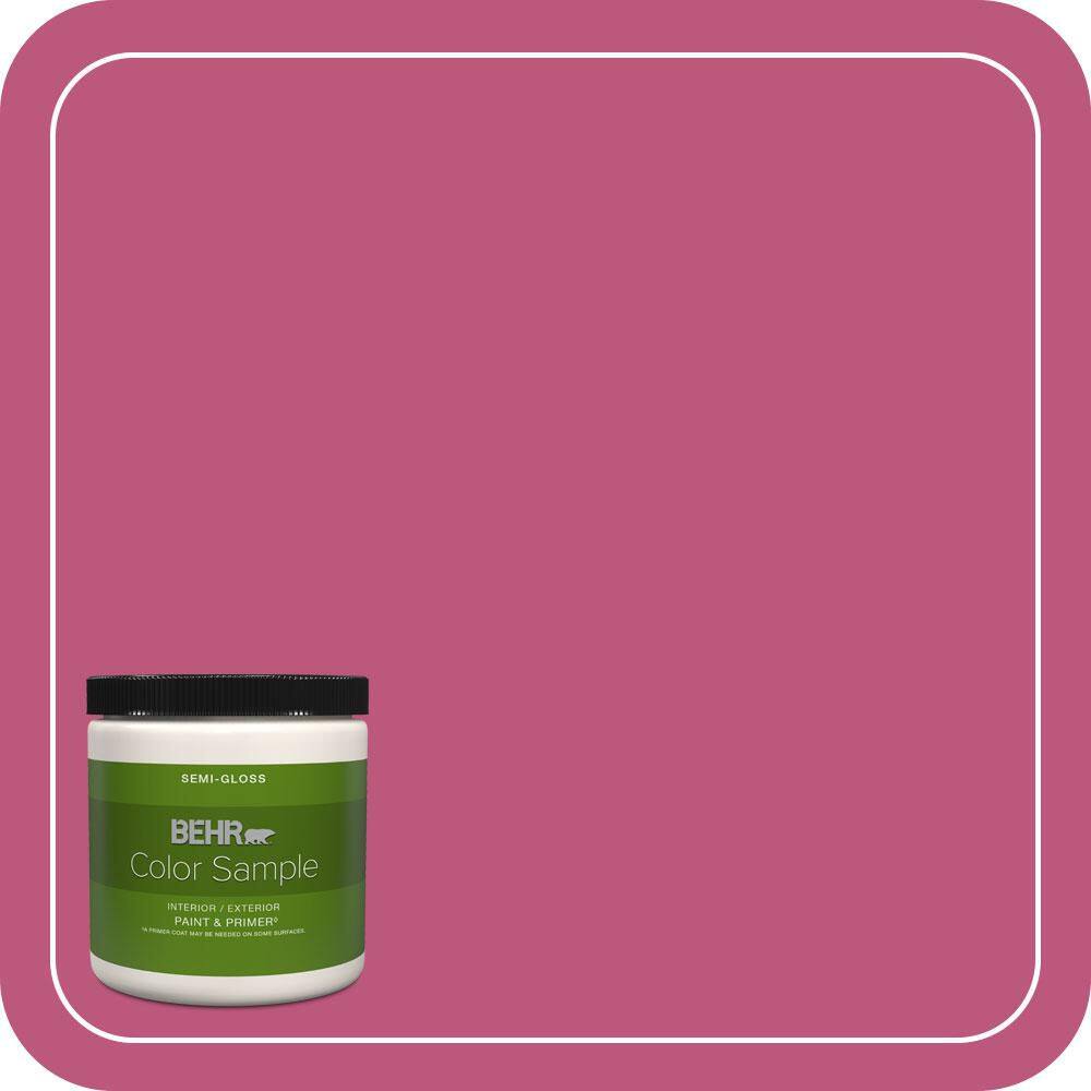 BEHR PREMIUM PLUS 8 oz. #S-G-100 Tutti Frutti Semi-Gloss Interior ...