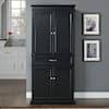 CROSLEY FURNITURE Parsons Black Storage Cabinet CF3100-BK - The Home Depot