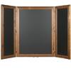 EXCELLO GLOBAL PRODUCTS Excello 40 in. x 60 in. Wooden Wall Mounted ...