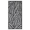 Matrix Ferns 70.8 in. x 35.4 in. Black 100% Recycled Poly Decorative ...