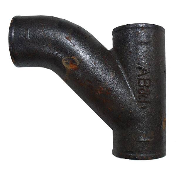 AB and I Foundry 3 in. Cast-Iron Combination Tee/Wye 370504 - The Home ...