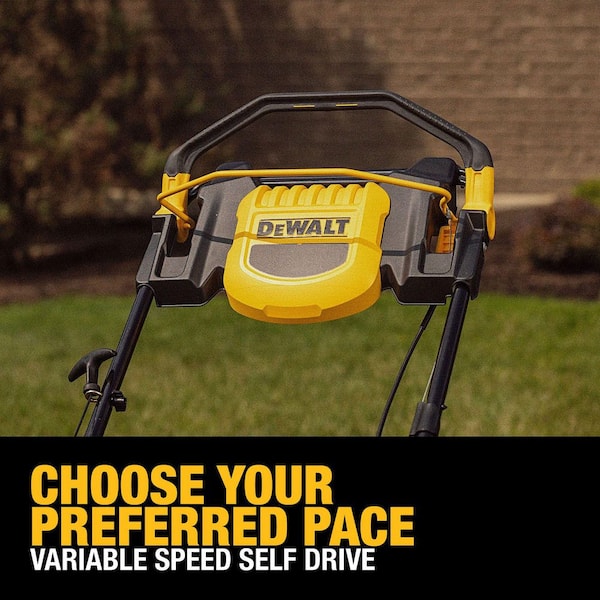 DEWALT 21 in. 196cc E-GOV Engine 3-in-1 Gas RWD Self-Propelled Lawn ...