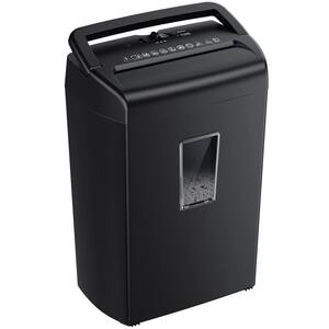 Adrinfly 3.4 Gal. Wastebasket, 8-Sheet StripCut, CD and Credit Card ...