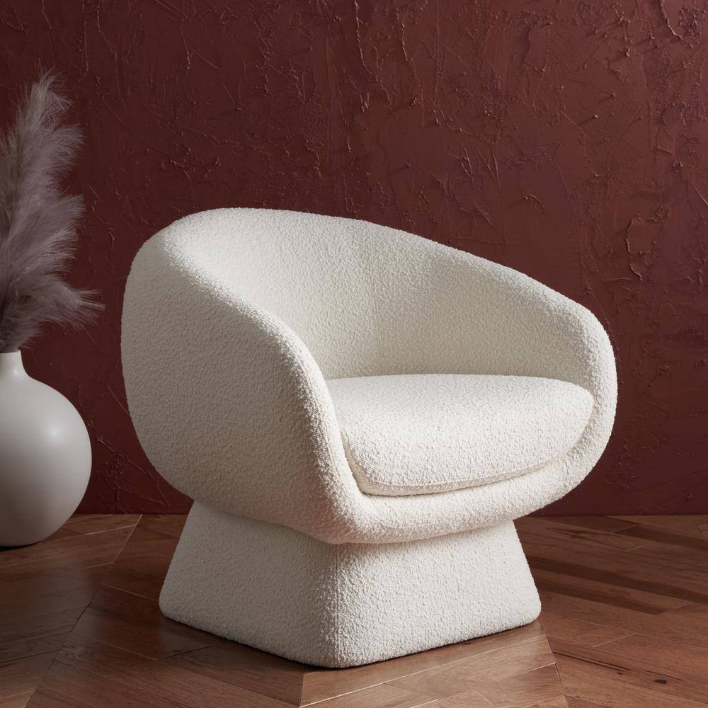 SAFAVIEH Kiana Ivory Accent Chair SFV4527G - The Home Depot