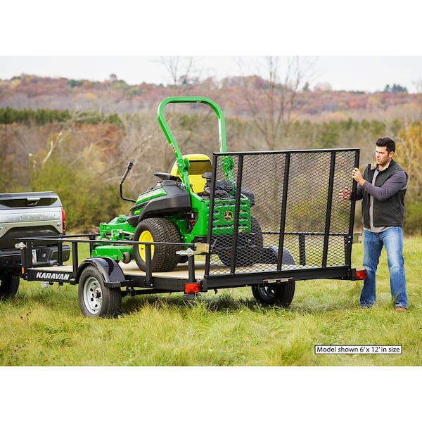 Karavan 5 ft. x 8 ft. Wood Floor Utility Trailer Kit w/Patented Drop ...