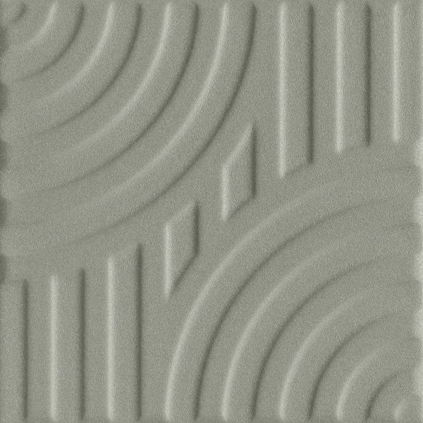 Geo Round Green Metallic 6 in. x 6 in. Ceramic Wall Tile (13.89 sq. ft ...