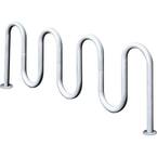 Ultra Play 7 ft Contemporary 7-Loop Inground Mount Commercial Bike Rack ...