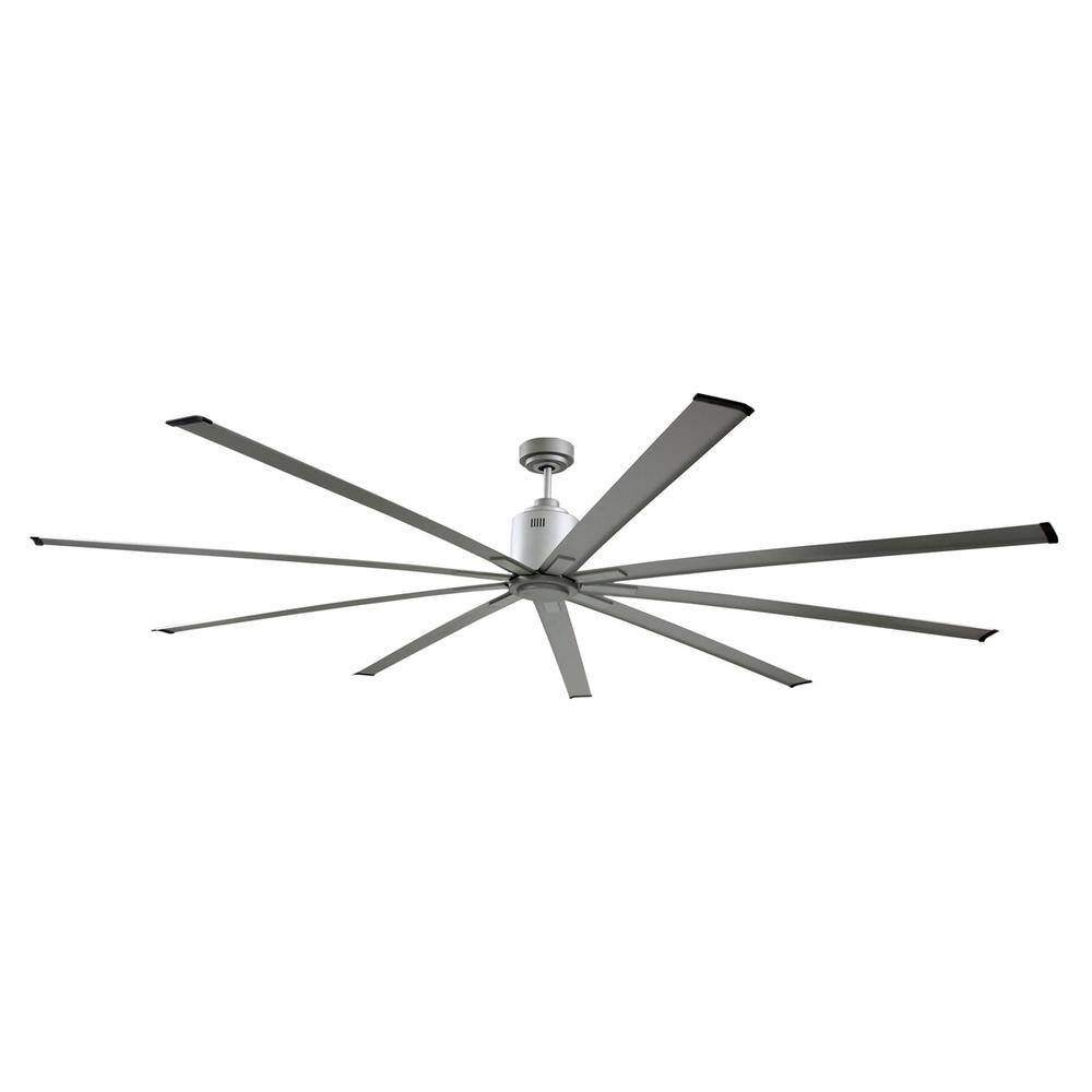 Maxx Air 96 in. Indoor Energy-Saving Brushed Nickel 6-Speed Ceiling Fan ...