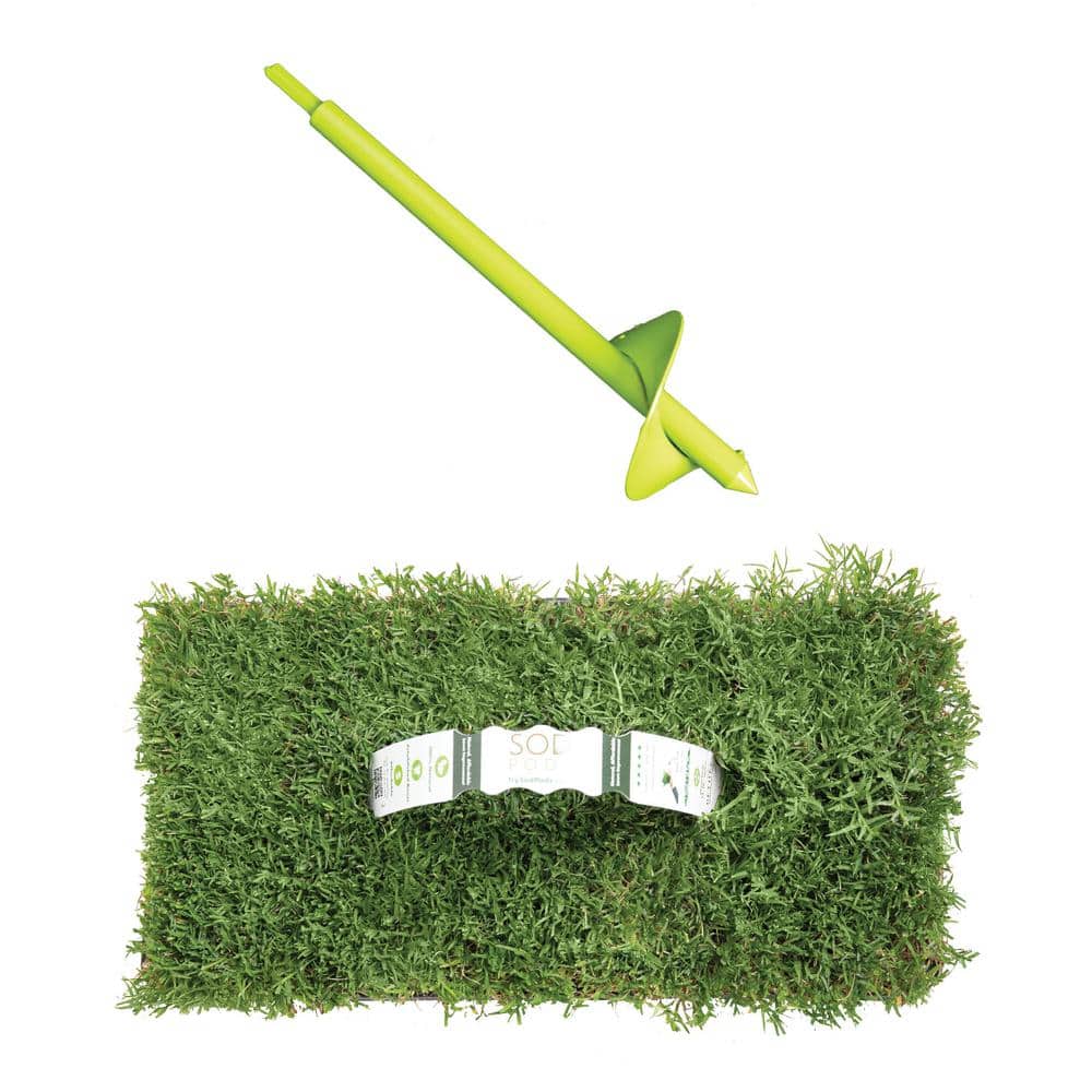 Sod Pods Bermuda Sod/Grass Plugs 16-Count/SP Power Planter Bundle ...