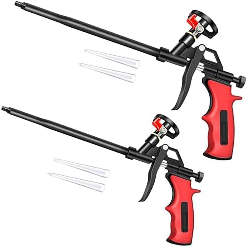 Spray Foam Dispensing Gun 2-Piece Professional Heavy Duty Expanding ...