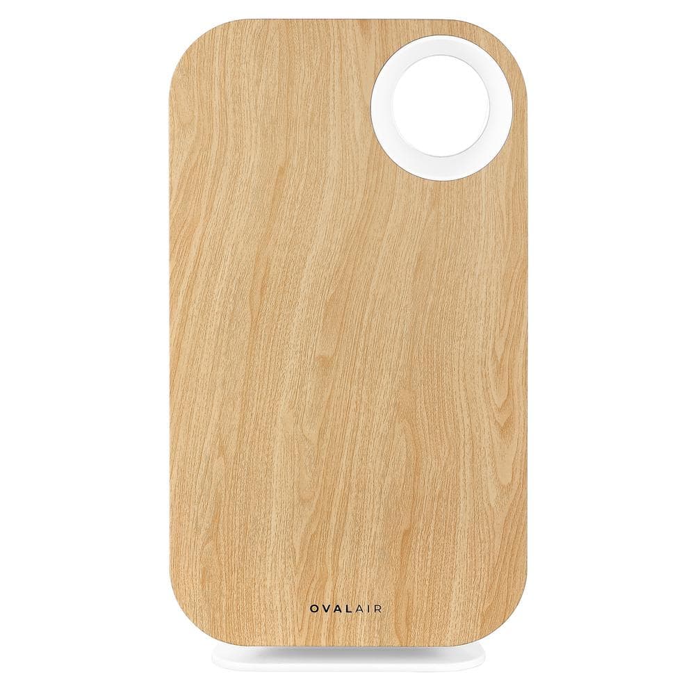 OVAL AIR Custom Air Purifier Face Cover, Aspen Pale Oak AIR1000C-COVER ...
