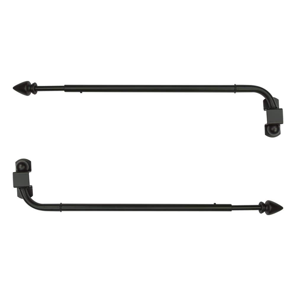 Versailles Home Fashions 14in - 24in Adjustable Swing Arm Arrow Rod in ...