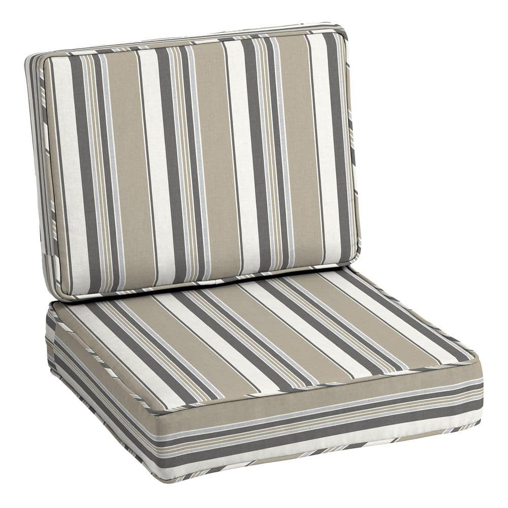 ARDEN SELECTIONS ProFoam 24 in. x 24 in. 2-Piece Deep Seating Outdoor ...