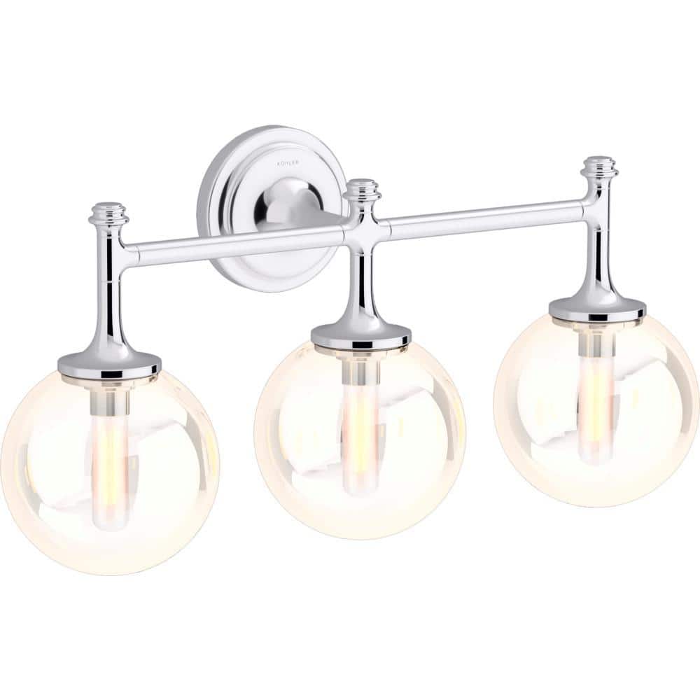 KOHLER Bellera 3-Light Polished Chrome Wall Sconce 31763-SC03-CPL - The ...
