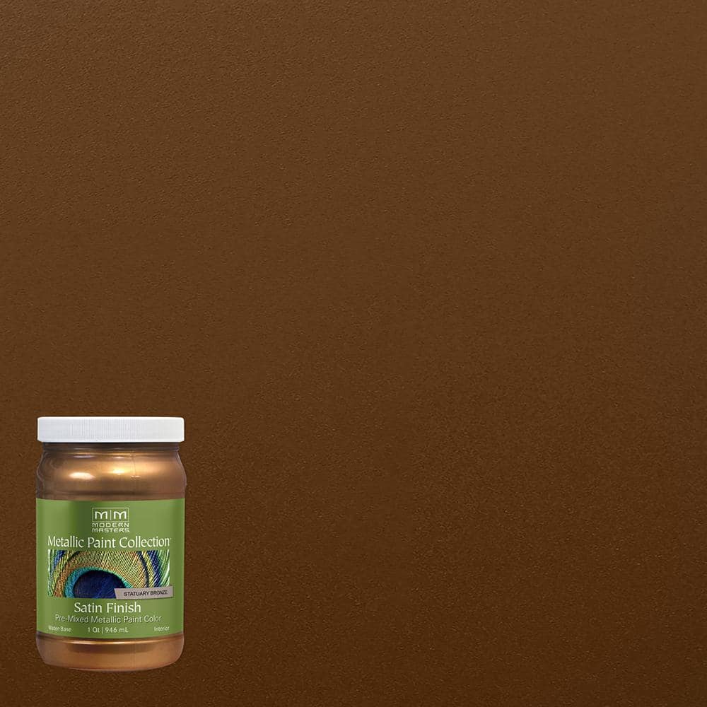 Modern Masters 1 qt. Statuary Bronze Water-Based Satin Metallic ...