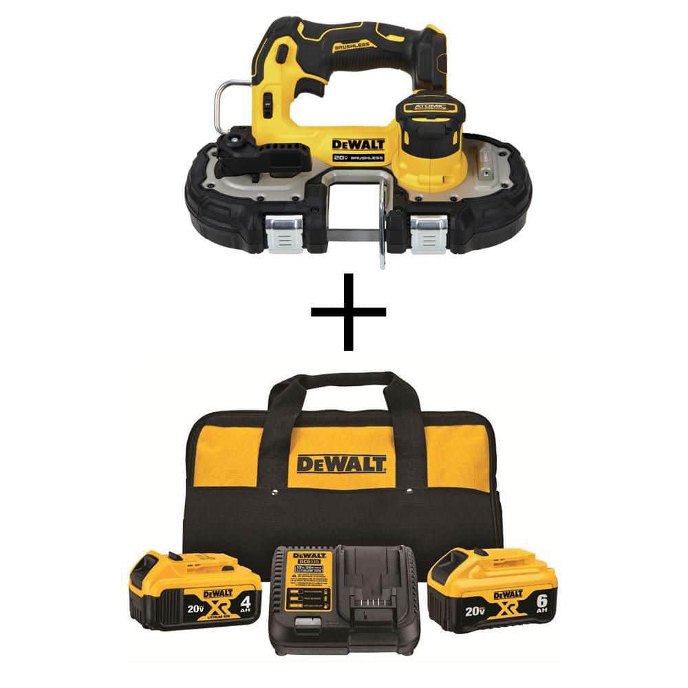DEWALT ATOMIC 20V MAX Cordless Brushless Compact 1-3/4in. Bandsaw with ...