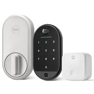 Yale Apartment Smart Door Lock with Wi-Fi Access, Black Suede YRR10-WF1 ...