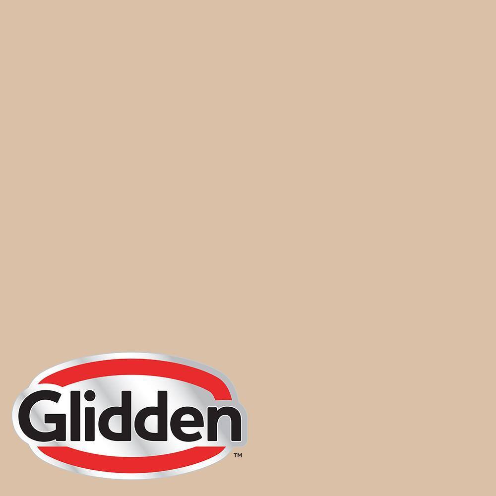 Glidden Essentials 1 gal. #HDGO49 Dapper Tan Flat Exterior Paint ...