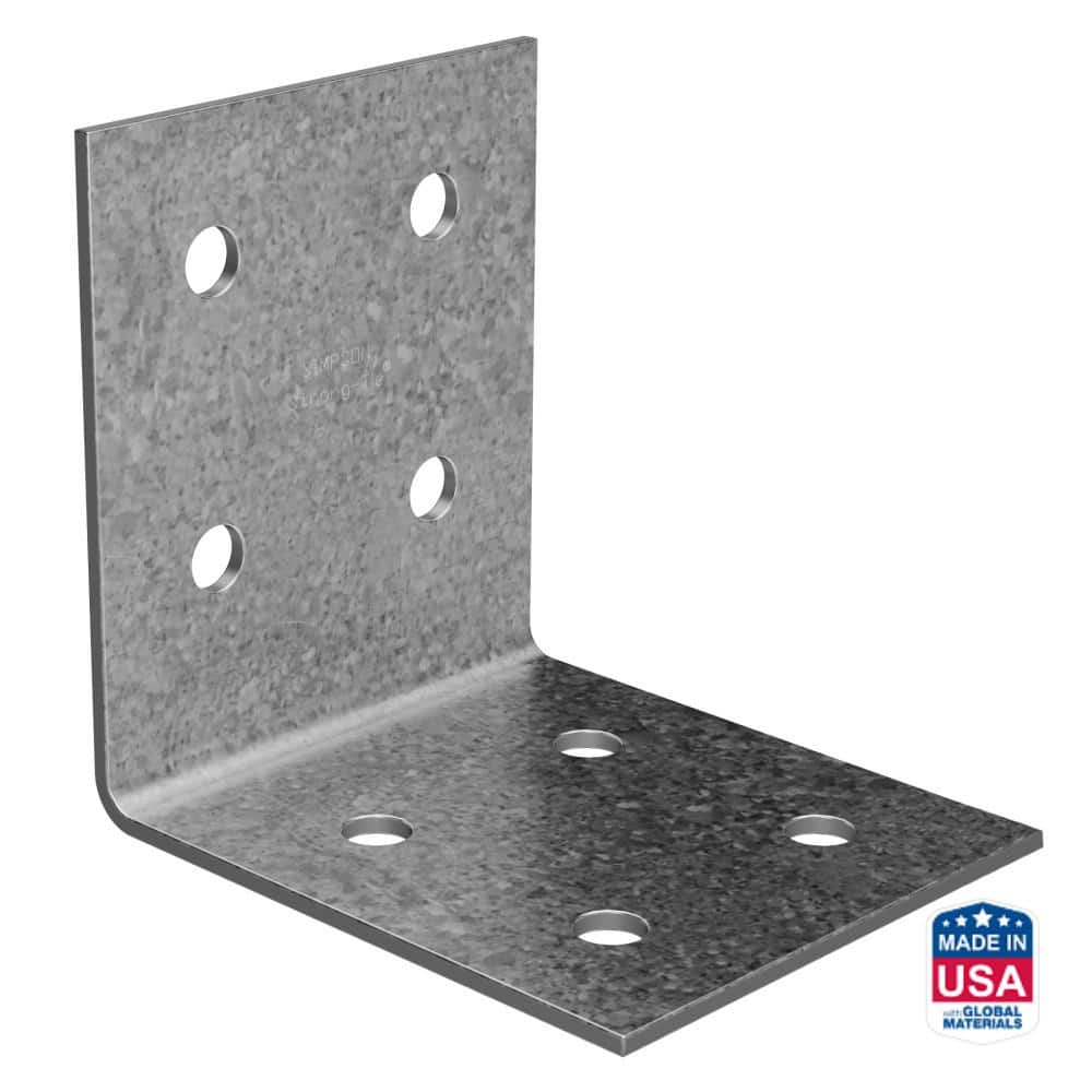Simpson Strong-Tie HL 5-3/4 in. x 5 in. Galvanized Heavy Angle HL55 ...